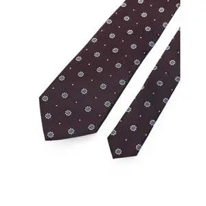 Saint Laurent Silk Jacquard Weave Neck Tie