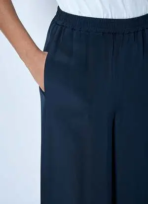 Max Mara Wide-leg Silk Trousers