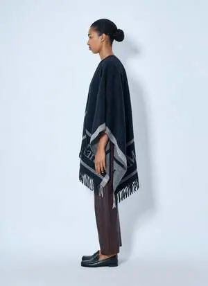 Max Mara Fringed Wool Wrap