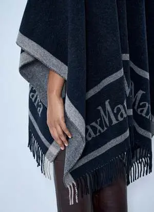 Max Mara Fringed Wool Wrap