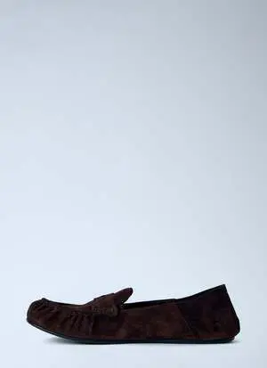 Acne Studios Suede Saddle Loafers