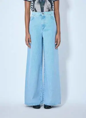 Max Mara Wide-leg Denim Trousers