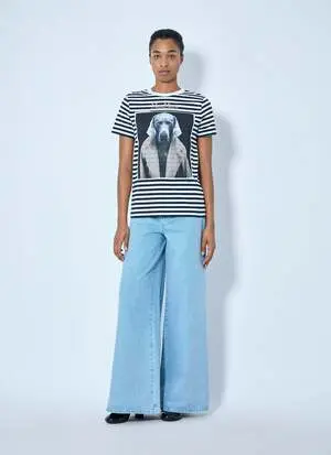 Max Mara Wide-leg Denim Trousers