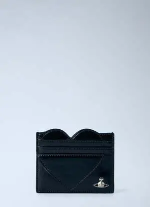 VIVIENNE WESTWOOD Heart Card Holder - Black
