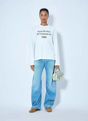 Acne Studios 2006f Distressed Wide Leg Jeans