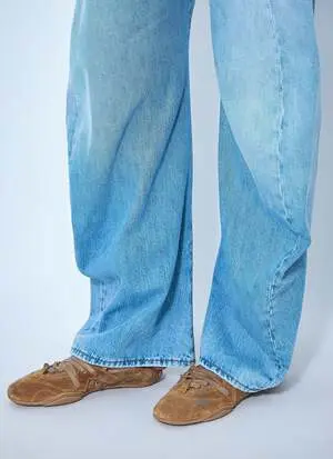 Acne Studios 2006f Distressed Wide Leg Jeans