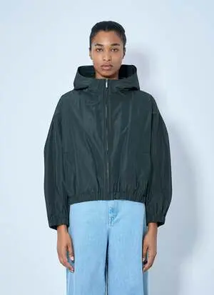 Max Mara Hooded Zip Jacket - Green