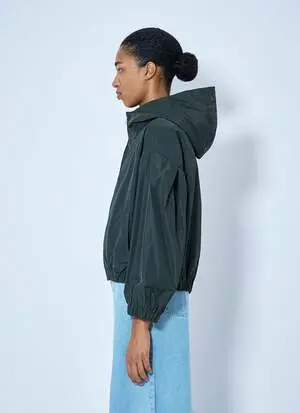Max Mara Hooded Zip Jacket - Green