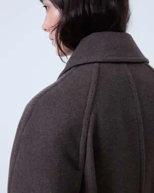 Phoebe Philo Curve Shoulder Coat