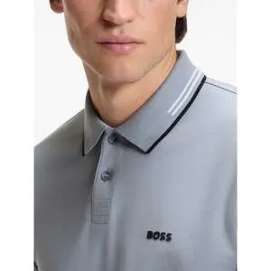 BOSS Grey Polo Shirts