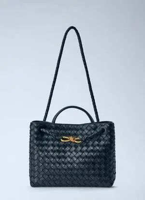 Bottega Veneta Medium Andiamo Handbag - Black