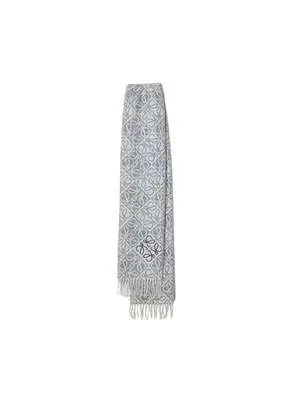 Loewe Anagram Wool And Cashmere Scarf