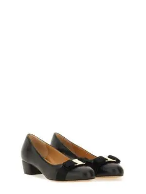 FERRAGAMO Leather Vara Shoe
