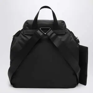 Prada Re-nylon And Saffiano Backpack With Pouch
