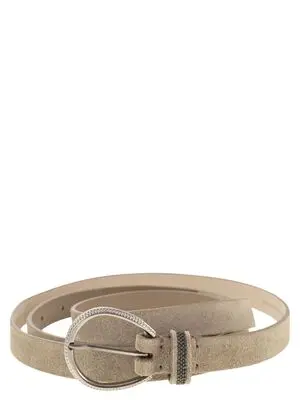 BRUNELLO CUCINELLI Brunello Cucinelli Women Suede Calfskin Belt