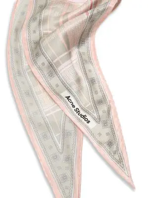 Acne Studios Printed Silk Headband
