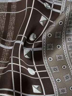 Acne Studios Printed Silk Foulard