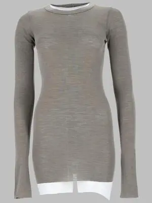 Rick Owens Rick Owens Women T-Shirt A Manica Lunga Multicolor