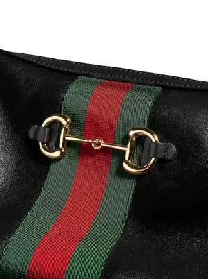 Gucci Horsebit Web Camera Bag Small Size - Black