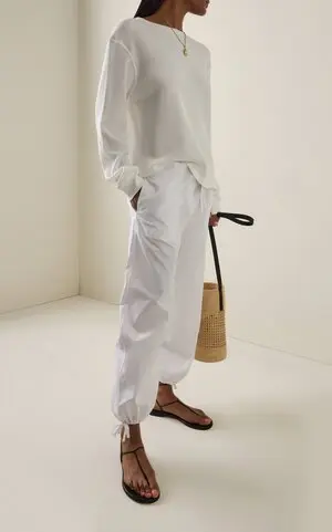 WITH NOTHING UNDERNEATH Bessette Waffled Cotton Top