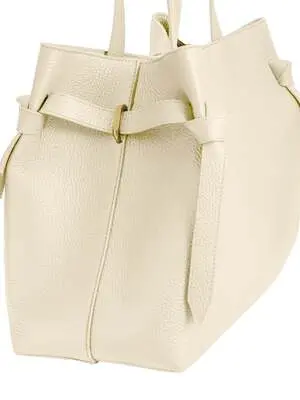 Yuzefi Borsa Tote Gyoza In Pelle - Brown
