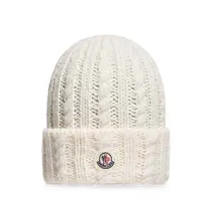 Moncler Neutrals Hats - Cream