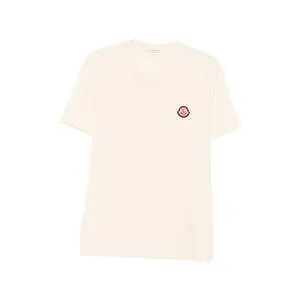 Moncler Neutrals T-shirts & Vests T-shirts - Cream