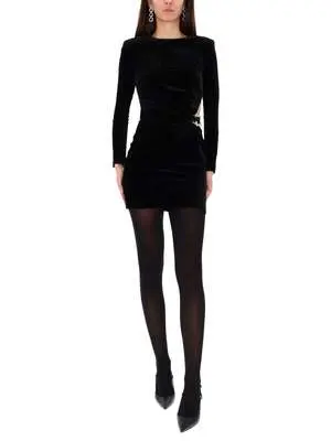 SELF-PORTRAIT Mini Velvet Dress