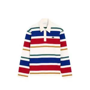 AMI Paris Neutrals Polo Shirts - Cream