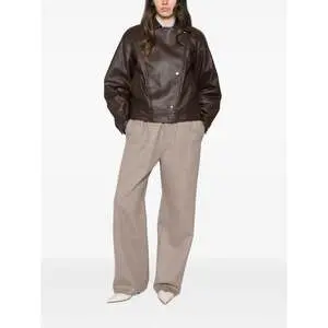 Carven Neutrals Trousers Tailored Trousers