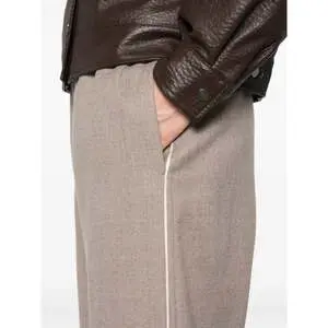 Carven Neutrals Trousers Tailored Trousers