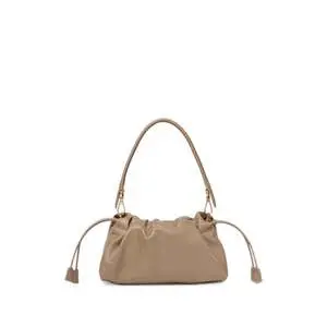 Fendi Neutrals Shoulder Bags - Cream