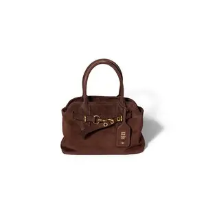 Miu Miu Aventure Suede Handbag