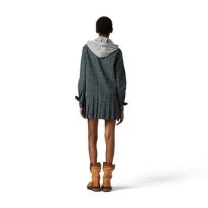 Miu Miu Checked Flannel Dress