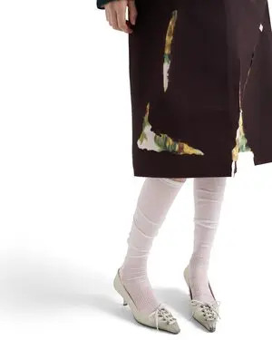 Prada Antiqued Leather Pumps