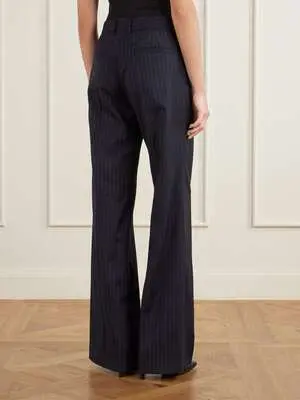 NILI LOTAN Bethany Straight-leg Wool-blend Pants
