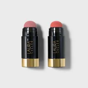 Laura Geller Beauty Serum Blush Cheek Tint Makeup Duo - Practical Pink/blushing Berry