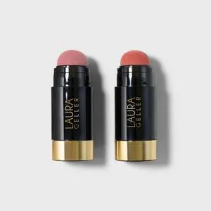 Laura Geller Beauty Serum Blush Cheek Tint Makeup Duo Practical Pink/refreshing Rose