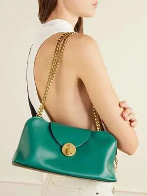Versace Vivienne Medusa-detailed Leather Clutch
