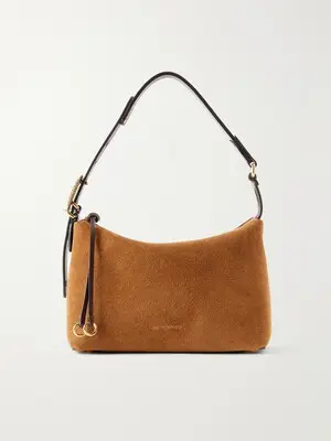 Etro Suede And Leather Shoulder Bag - Brown