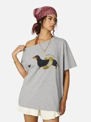 AELFRIC EDEN Off-the-shoulder Tee