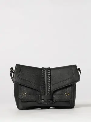 Jérôme Dreyfuss Harry Medium Grained Leather Crossbody Bag With Flap Closure