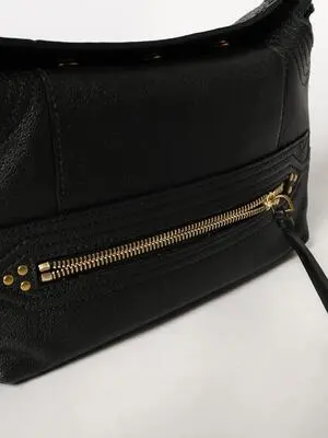Jérôme Dreyfuss Lucky Mini Buffalo Leather Shoulder Bag With Removable Handle
