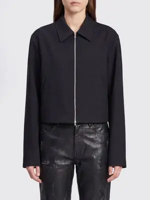 Our Legacy Zip-up Merino Wool Shirt Jacket With Dropped Shoulders