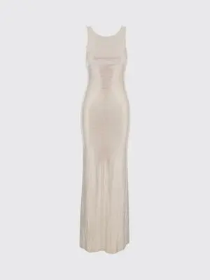 TWENTY FOURHAITCH Off-the-shoulder Stretch Cotton Long Evening Gown