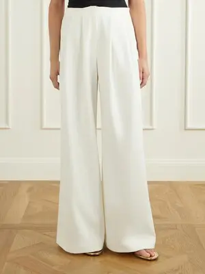 ANDRES OTALORA Pleated Wide-leg Trousers