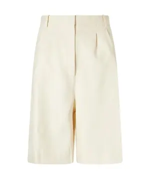 ANINE BING Bryson Canvas Knee-length Shorts