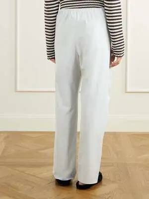 LA LIGNE Cotton-poplin Wide-leg Pants