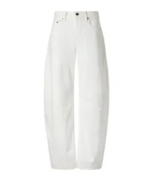 KALLMEYER Callum High-rise Wide-leg Jeans - White