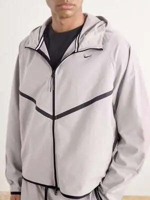 Nike Tech Shori Logo-embroidered Shell Jacket